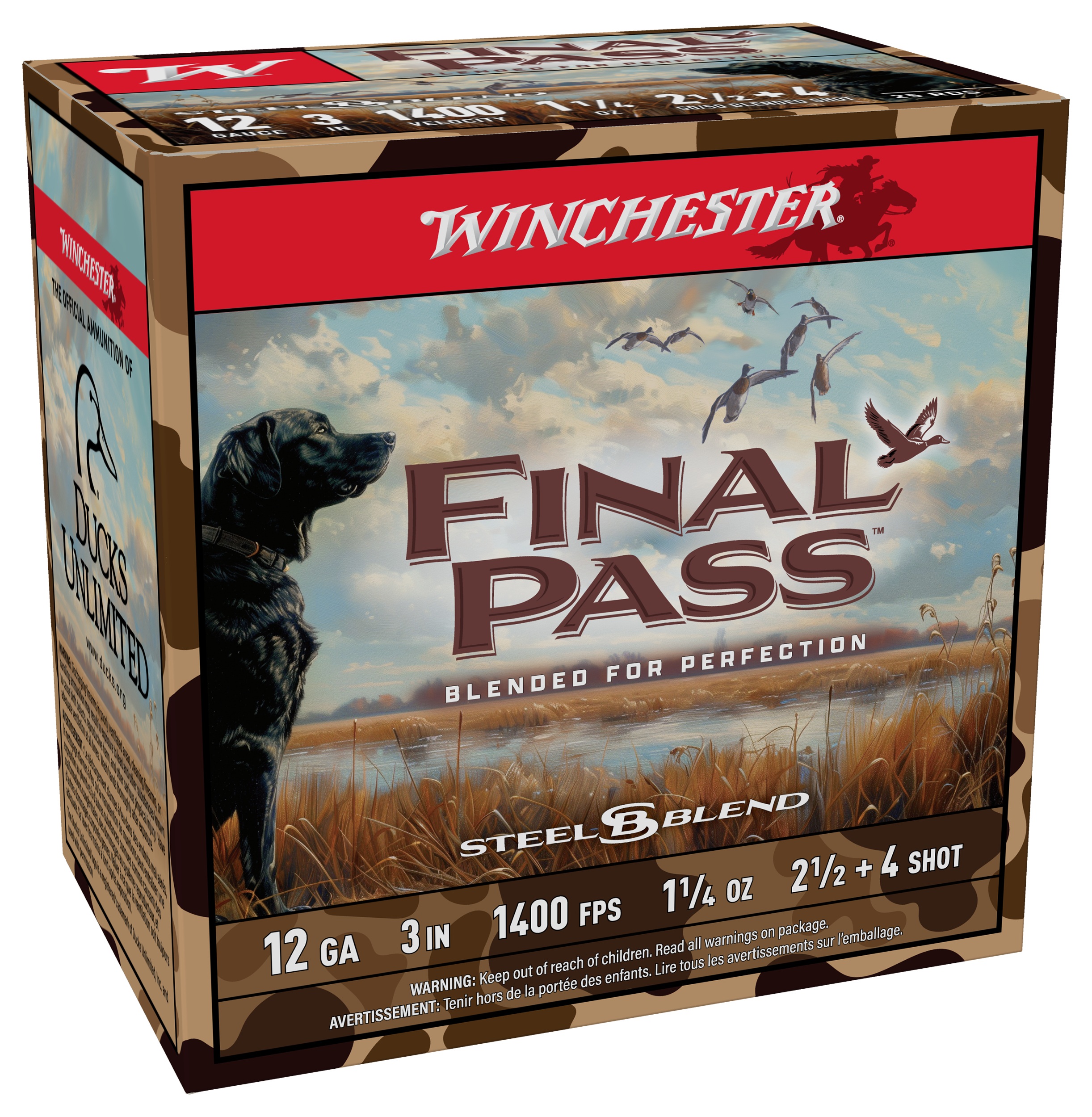 Winchester Final Pass Blended Steel 12-Ga. 3'' 1-1/4 oz. Shotshells ...